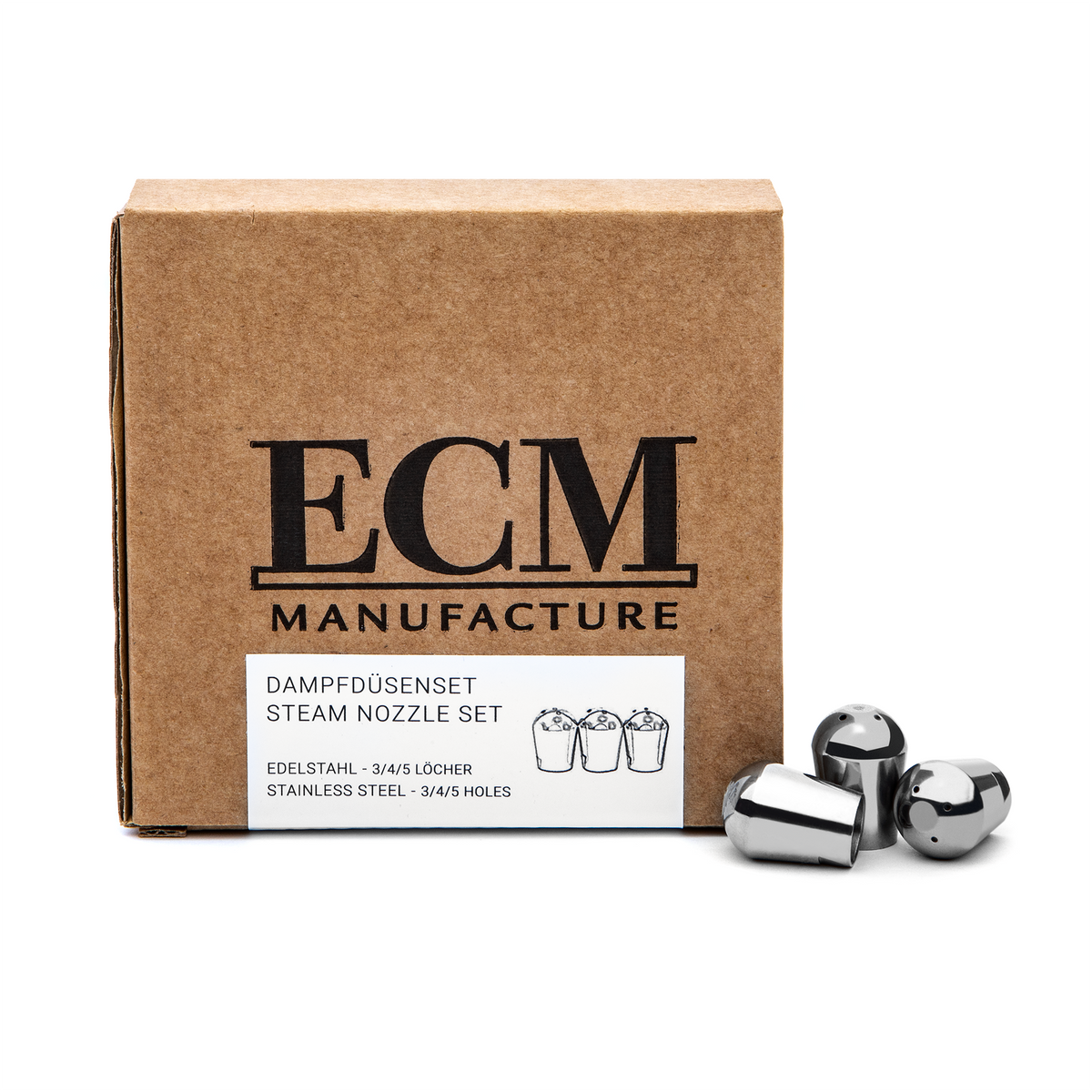 ECM Steam Tip Set - 3, 4, 5 Hole Tips – Whole Latte Love Canada