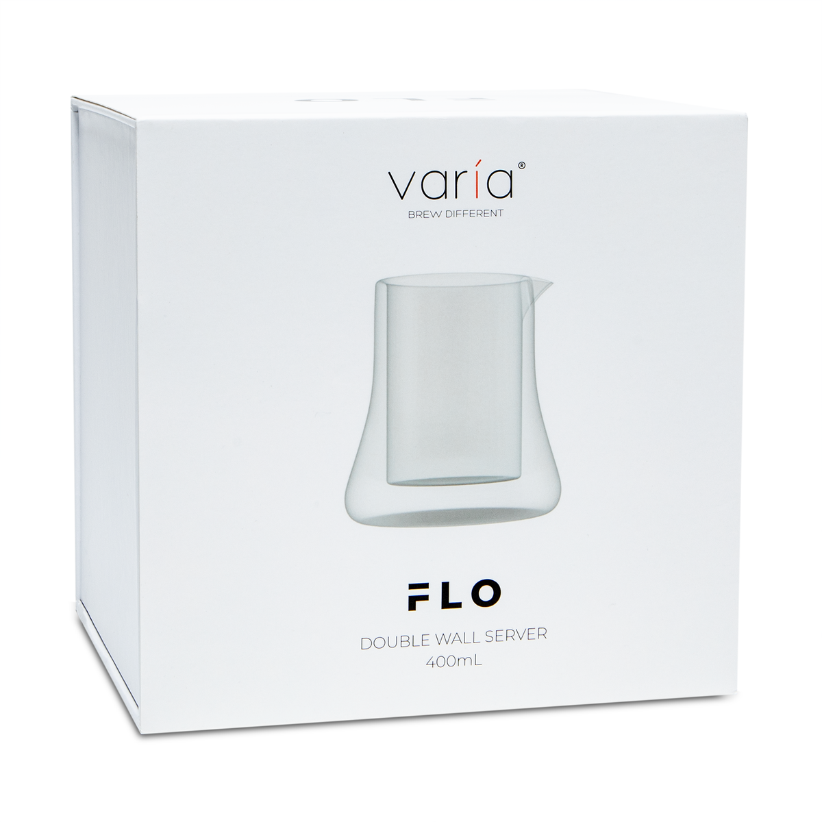 Varia FLO 0.4L Dual Wall Glass Server – Whole Latte Love Canada